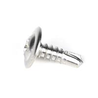 China ZINC Finish Stainless Steel Phillips Wafer Head Self Drilling Screws for Wood Structure for sale