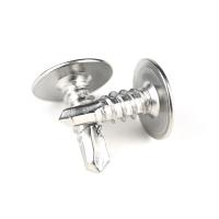 China ZINC Finish Stainless Steel Phillips Wafer Head Self Drilling Screws for Wood Structure for sale