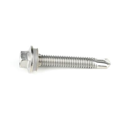 China Customized Tek Black HEX Washer Head Self Drilling Screws for Metal Wood M3.5-M6.3 for sale