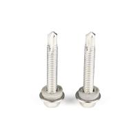 China Customized Tek Black HEX Washer Head Self Drilling Screws for Metal Wood M3.5-M6.3 for sale