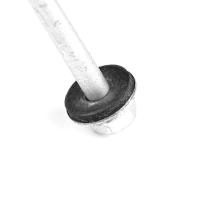 China Coating Stainless Steel Self-Drilling Screws 6.3x180mm with Bonded Washer and Round Head for sale