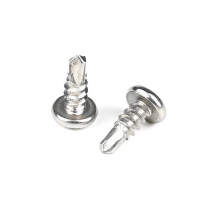 China Customized Support Black Phillips Cross Recessed Pan Head Sus 304 Self Drilling Screws 3.5x10mm for sale