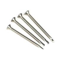 China Flat Head Phillips 50mm Self Drilling Screws Tek Lag Bolts Stainless Steel Customized for sale