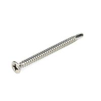 China Flat Head Phillips 50mm Self Drilling Screws Tek Lag Bolts Stainless Steel Customized for sale