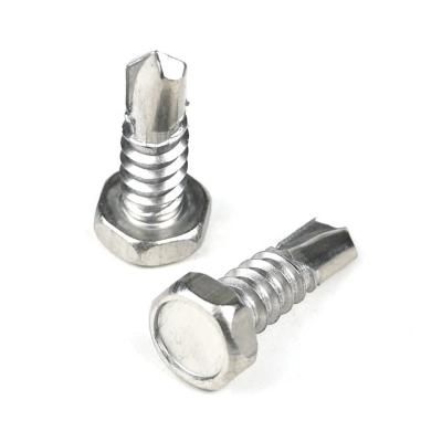 China Torx Stainless Steel Indented Hex Head Self Drilling Screw Sus410 Parafuso Auto Brocante for sale
