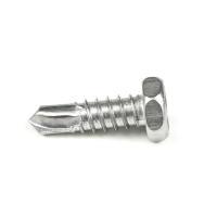 China Torx Stainless Steel Indented Hex Head Self Drilling Screw Sus410 Parafuso Auto Brocante for sale