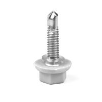 China DIN 410 Stainless Steel Hex Washer Head Self Drilling Screws Self Tapping Drilling Screw for sale