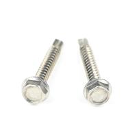 China Installation Stainless Steel Hex Washer Head Self Drilling Screw Sus304 Tapping Screws for sale