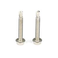 China Installation Stainless Steel Hex Washer Head Self Drilling Screw Sus304 Tapping Screws for sale