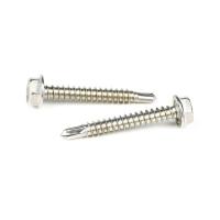 China Installation Stainless Steel Hex Washer Head Self Drilling Screw Sus304 Tapping Screws for sale