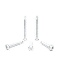 China Black Coated Bi-Metal 304 Stainless Steel Pan Head Torx Self Drill Screw For Roofing for sale