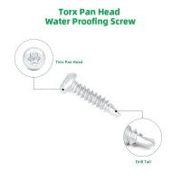 China Pan Head Torx Drive Self Drilling Tapping Screw for Metal in 304 Stainless Steel for sale
