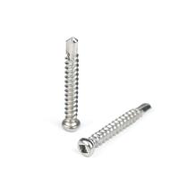 China Stainless Steel Square Drive Pan Head Self Drilling Tapping Screws Sus410 L/C Payment Term for sale