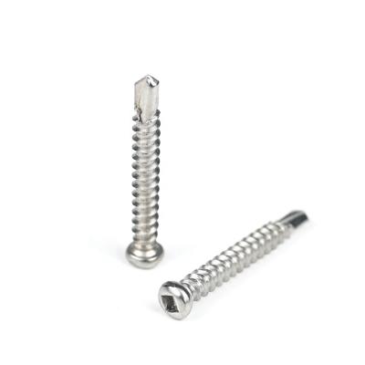 China Stainless Steel Square Drive Pan Head Self Drilling Tapping Screws Sus410 L/C Payment Term for sale