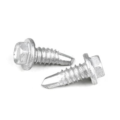 China Stainless Steel Hex Washer Head Self Tapping Screws for Easy Metal Sheet Installation for sale