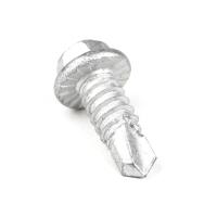China Stainless Steel Hex Washer Head Self Tapping Screws for Easy Metal Sheet Installation for sale