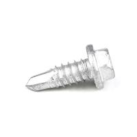China Stainless Steel Hex Washer Head Self Tapping Screws for Easy Metal Sheet Installation for sale