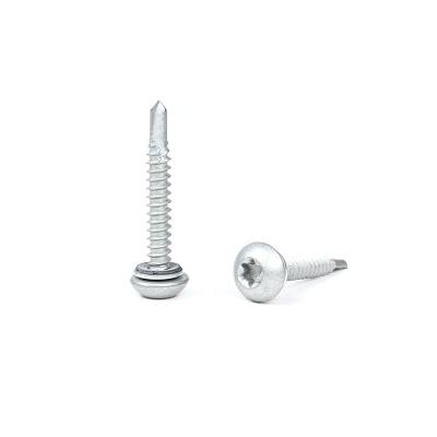 China Easy and Durable Installation Stainless Steel Self Drilling Screws with EPDM Washer for sale