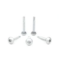 China Easy and Durable Installation Stainless Steel Self Drilling Screws with EPDM Washer for sale