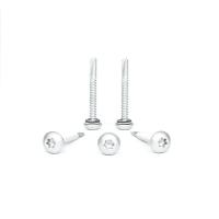 China Wafer Head Style Self Drilling Screw Sus410 Stainless Steel ZINC Finish Self Tapping for sale
