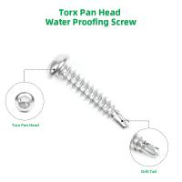 China Stainless Steel Waterproof Screw Torx Pan Head Self Drilling Screw 100% QC Guaranteed for sale