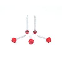 China Stainless Steel Tek Screw Hex Flange Head Self Drilling Self Tapping Screws With EPDM Washer for sale