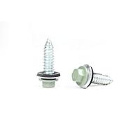China Customized Black Finish Stainless Steel Self Drilling Tapping Screws With EPDM Washer for sale