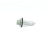 China Customized Black Finish Stainless Steel Self Drilling Tapping Screws With EPDM Washer for sale