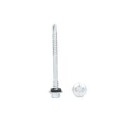 China 100% QC Tested Flange Hex Head Stainless Steel Self Drilling Screws With Epdm Washer for sale