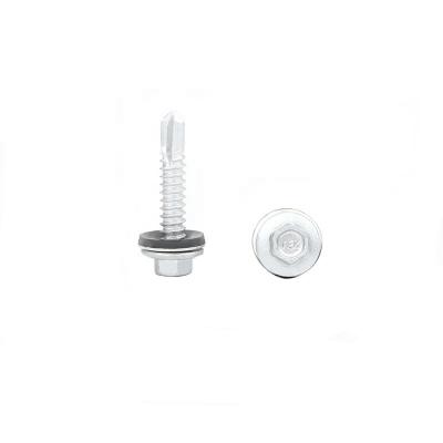 China 100% QC Tested Phillips Cross Recess Hex Flange Head Self Drilling Tapping Screw for sale