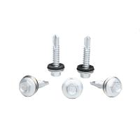 China 100% QC Tested Phillips Cross Recess Hex Flange Head Self Drilling Tapping Screw for sale