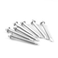 China Ruspert Finish Stainless Steel Hex Head Self Drilling Screws for Electrical Appliances for sale