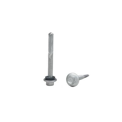 China Standard Stainless Steel Flange Hex Head Self Drilling Screws For Electrical Appliances for sale