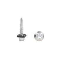 China SS410 Flange Hex Head Stainless Steel Self Tapping Drilling Screws With EPDM Washer for sale