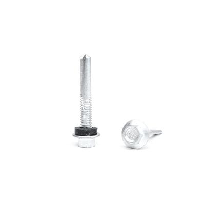 China Ruspert Finish Stainless Steel Hex Flange Head Self Tapping Screw SUS410 for sale
