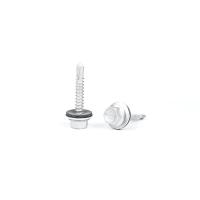 China Yellow Stainless Steel Hex Flange Roofing Screw 5.5x25mm for T/T Payment and Roof Panels for sale