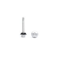 China Electrical 38mm Self Drilling Roofing Screws with Rubber Washer and Ideal for sale
