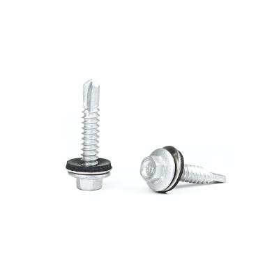 China Truss Head Hexagonal Flange Metal Self Drilling Screws For Roofing for sale