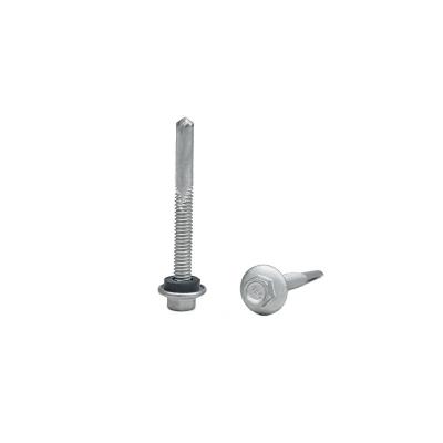 China Stainless Steel Self Drilling Tapping Screw With Washer For Heavy Steel for sale