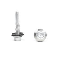 China SS410 Stainless Steel Hex Head Self Drilling Screws Metal Tek for sale