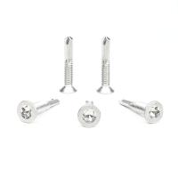 China ZINC Finish High Strength Stainless Steel Tek 5 Torx Flat Self-Tapping Screw Csk Head Self-Drilling Screws for sale