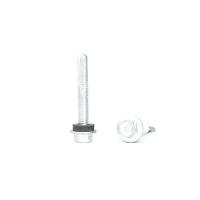 China 38mm Self-Drilling SUS410 Stainless Steel Hex Screw with Flange Head and EPDM Washer for sale