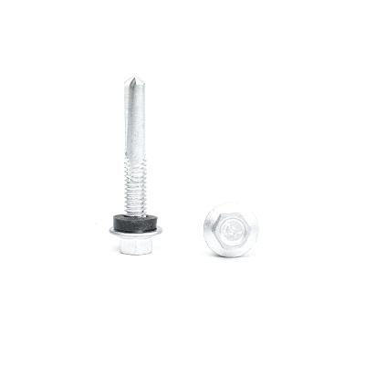 China Ruspert Finish Self Tapping Screws Hex Heads Waterproof Screw With Rubber Washer for sale