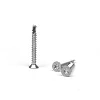 China Yellow Stainless Steel Sus 304 Csk Torx Flat Head Self Drilling Screws Inox 3.9x25mm for sale