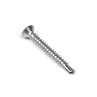 China Yellow Stainless Steel Sus 304 Csk Torx Flat Head Self Drilling Screws Inox 3.9x25mm for sale
