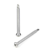 China 6.3 X75mm Zinc Plated Stainless Steel Self Drilling Screws for Electrical Appliances for sale