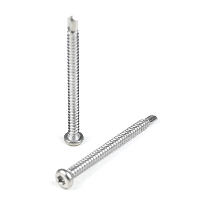 China 6.3 X75mm Zinc Plated Stainless Steel Self Drilling Screws for Electrical Appliances for sale