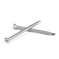 China 6.3 X75mm Zinc Plated Stainless Steel Self Drilling Screws for Electrical Appliances for sale