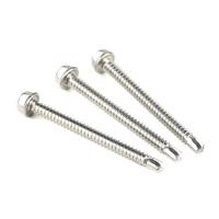 China Firm Zinc Steel Hex Washer Head Phillips 70mm Metric Self Drilling Screw For Window for sale