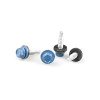 China Ruspert Finish 4.8mm Hex Washer Head Stainless Steel with Bonded Washer Customized for sale